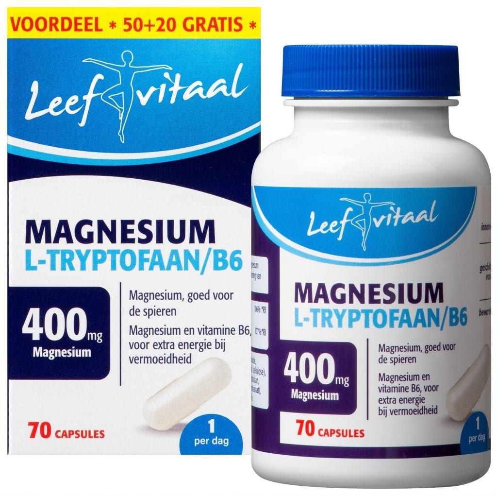 Magnesium L-tryptofaan B6 - Leefvitaal